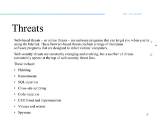 Chapter 1 introduction(web security) | PPT