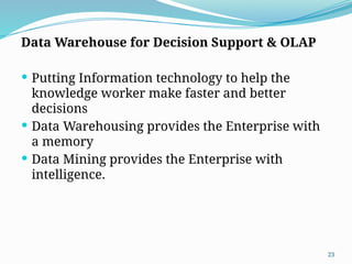 CHAPTER 1 - Introdution to Datawarehousing.pptx