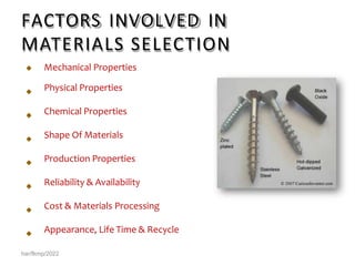 chapter1 introduction materials science notes. | PDF