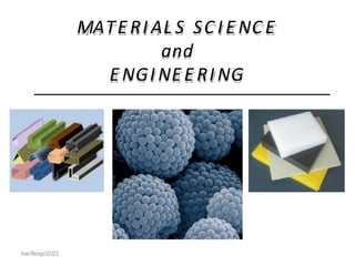 chapter1 introduction materials science notes. | PDF