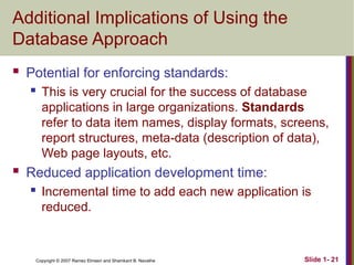 Introduction to Database management system and characteristics | PPT