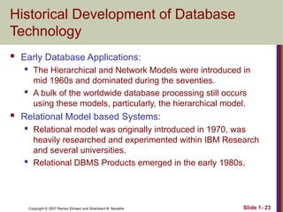 Introduction to Database management system and characteristics | PPT
