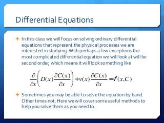 Chapter 1 - Intro to Differential Equations and Solutions.pptx