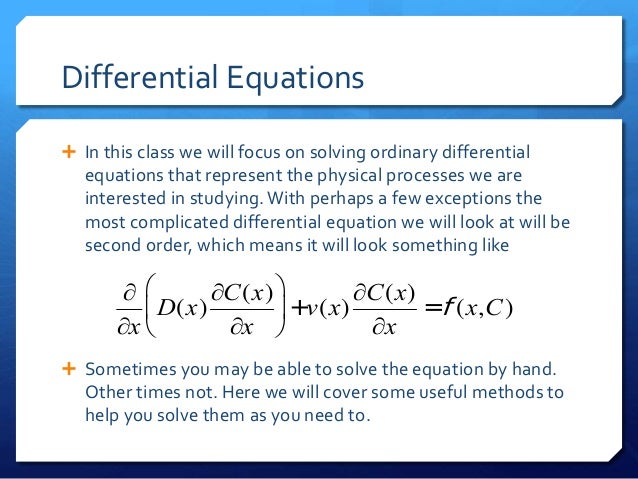 Chapter 1 - Intro to Differential Equations and Solutions.pptx