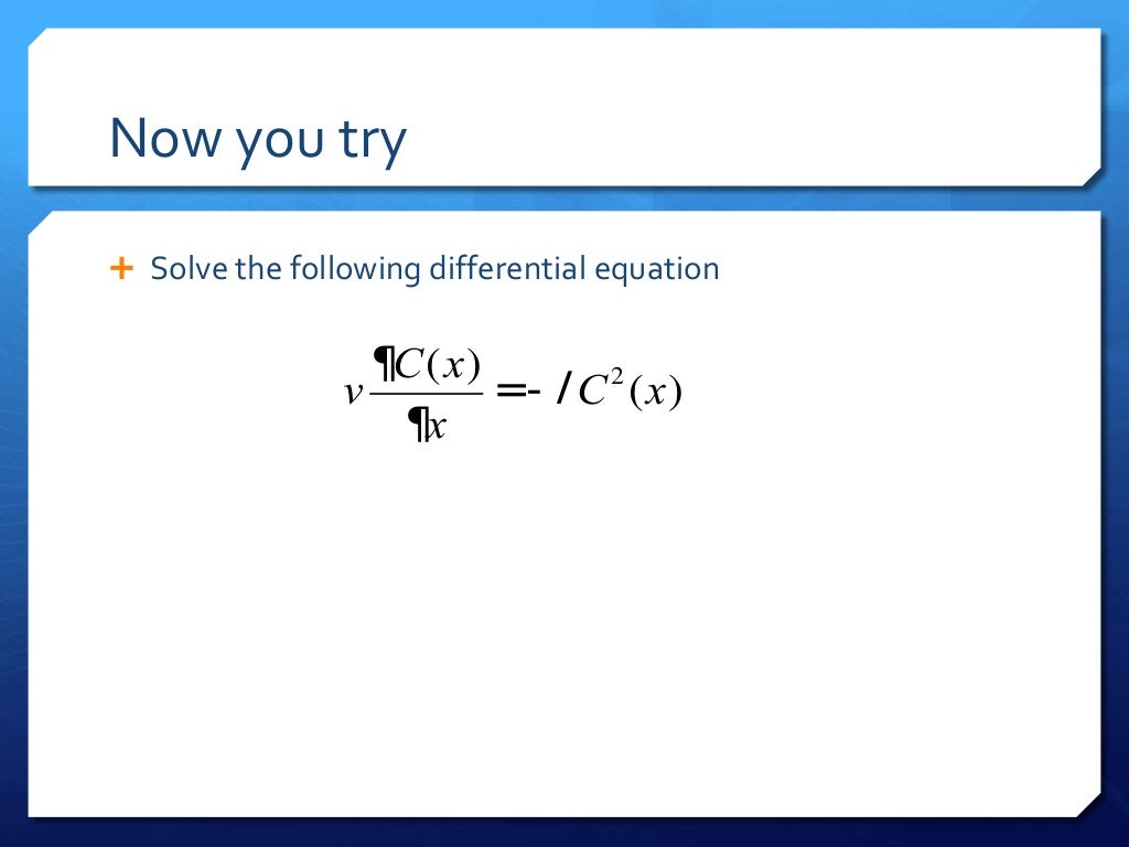 Chapter 1 - Intro to Differential Equations and Solutions.pptx