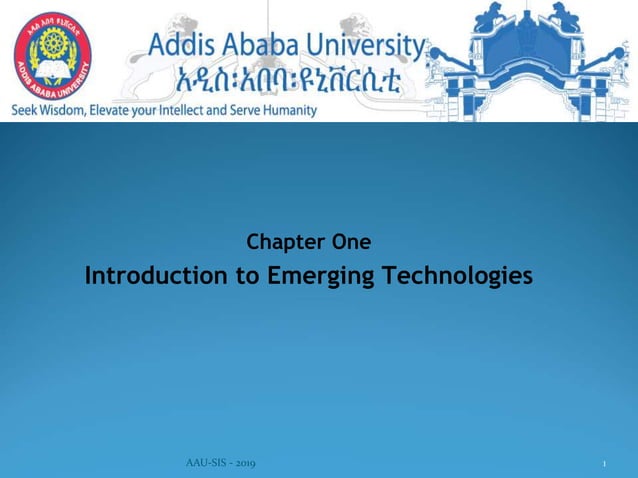 Chapter 1 - Intro to Emerging Technologies.pptx | Computing | Technology & Computing