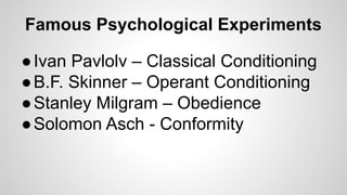 Chapter 1 Introduction to Psychology basics | PDF