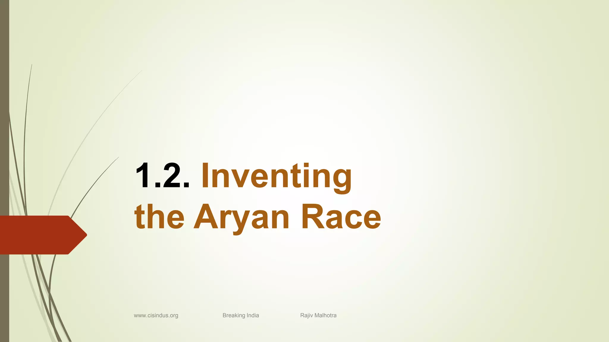 Lesson 1 : Inventing the Aryan Race | PPTX