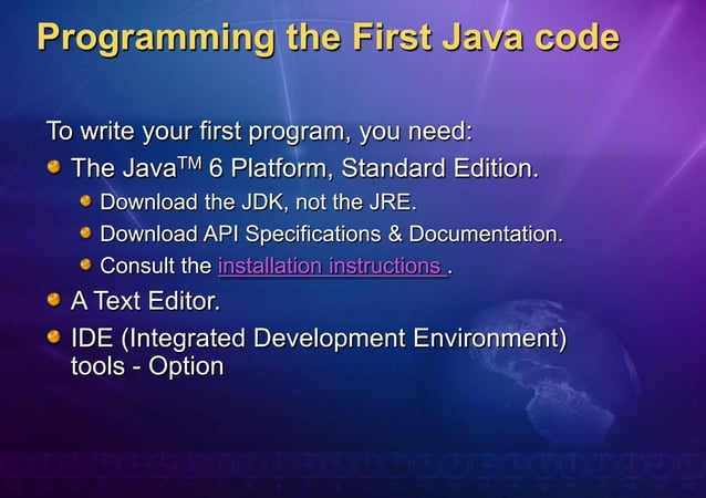 Chapter 1. java programming language overview | PPT