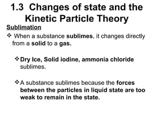 Chapter 1 kinetic particle theory (1) | PPT