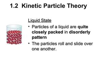 Chapter 1 kinetic particle theory (1) | PPT