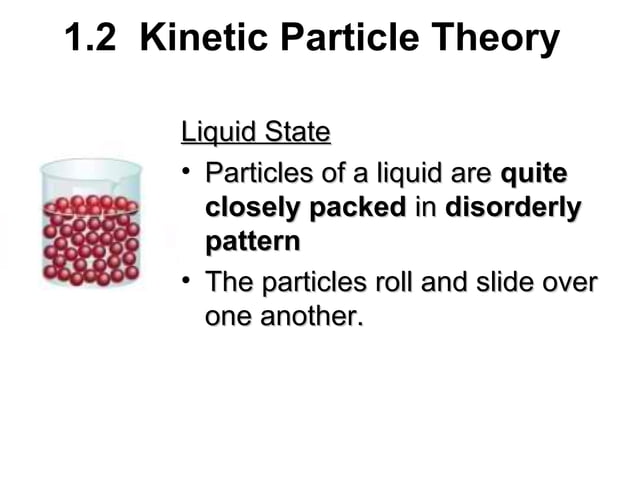 Chapter 1 kinetic particle theory (1) | PPT