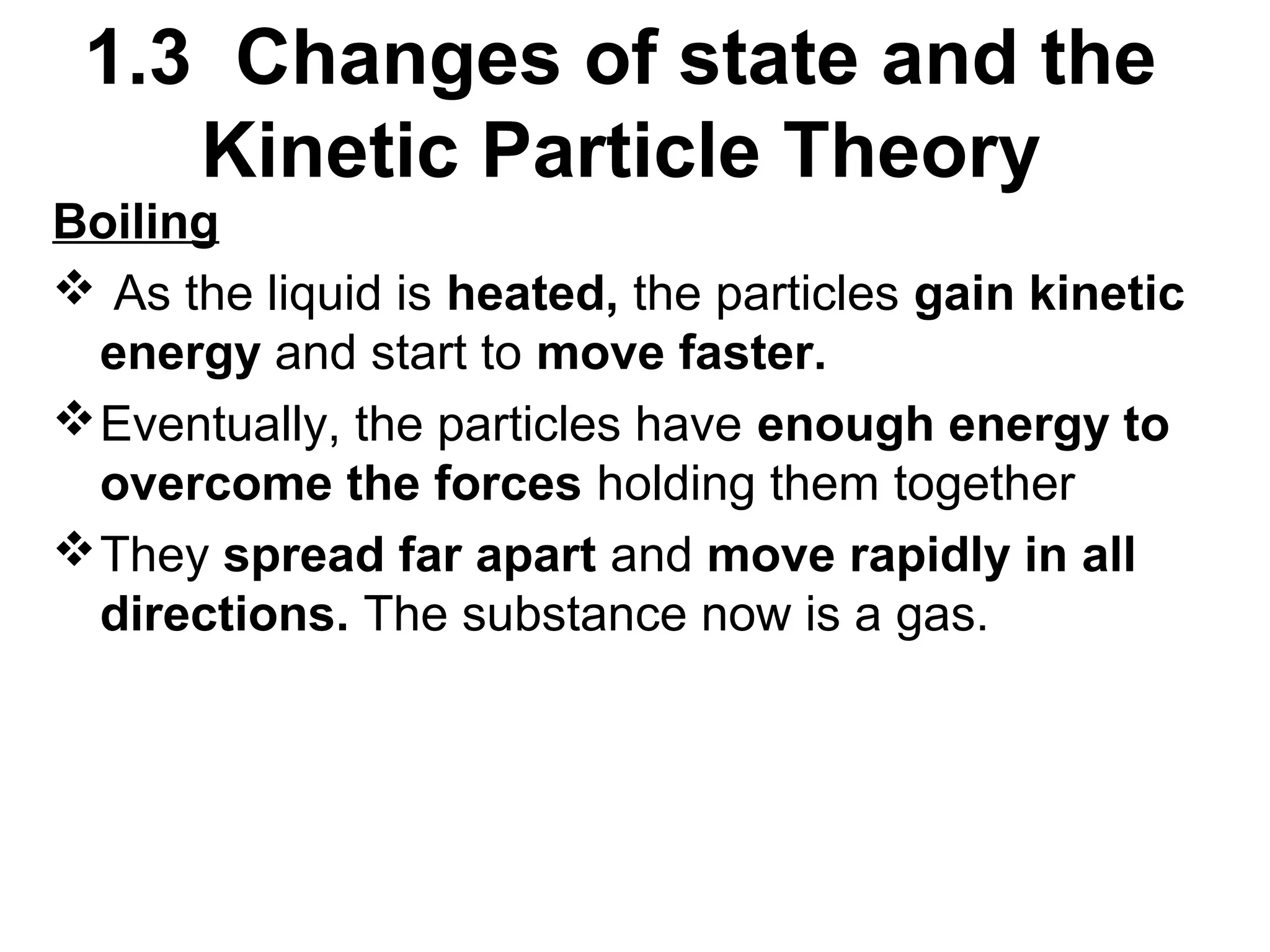 Chapter 1 kinetic particle theory (1) | PPT