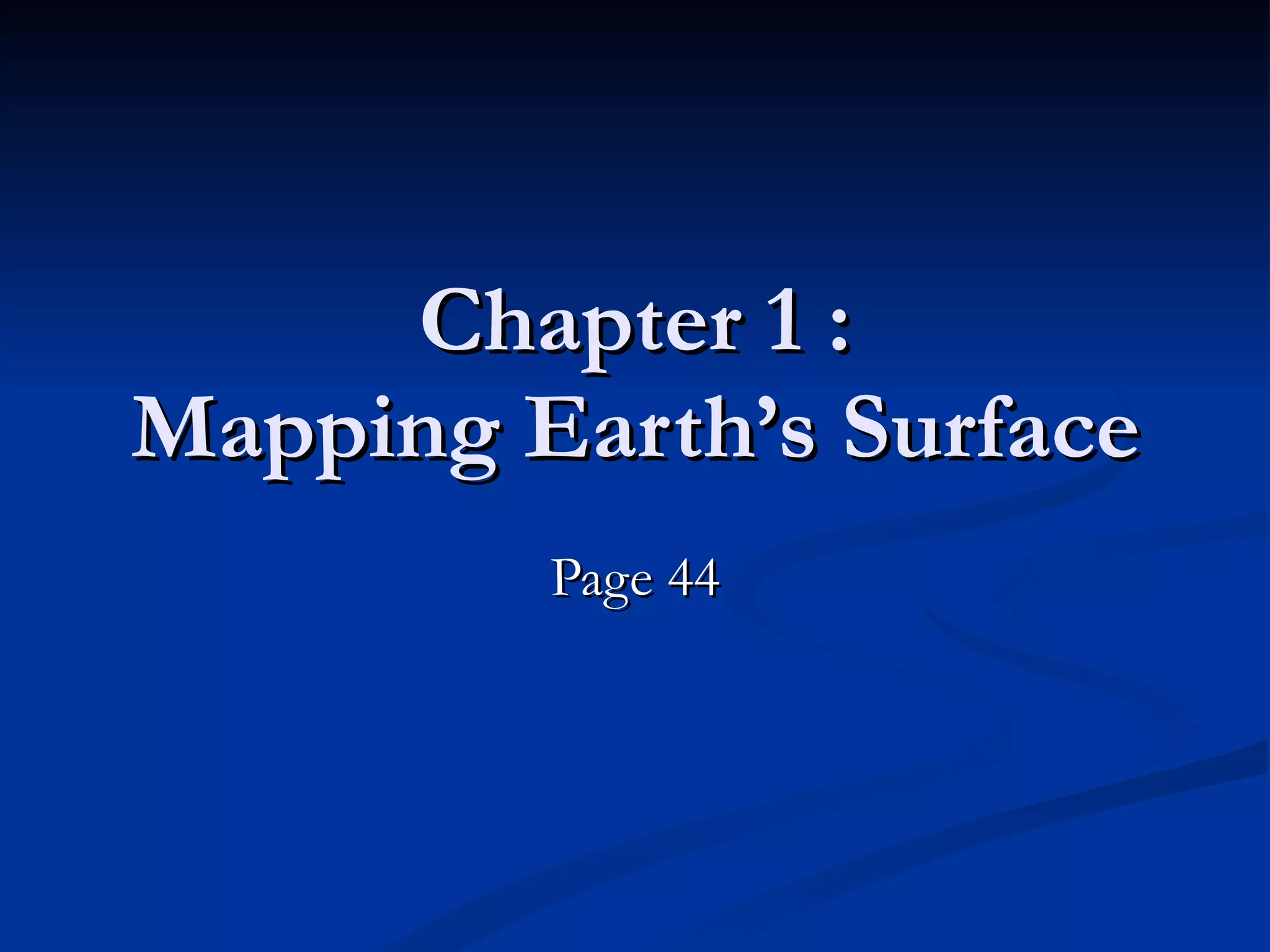 Earth Science Chapter 1 | PPT