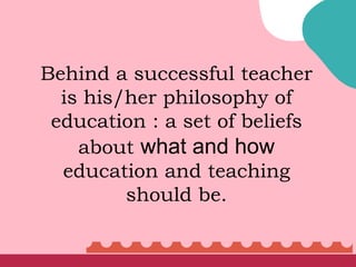 The Teacher as a Person in Society | PPTX