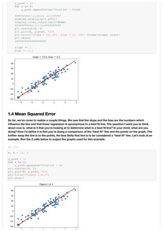Chapter 1: Linear Regression | PDF