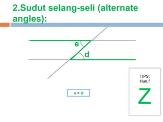 Chapter 1 lines & angles | PPTX