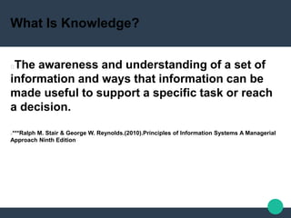 Chapter 1 Management Information System | PPTX