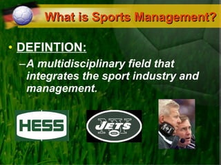 Unit 1 - Managing Sports Notes | PPT
