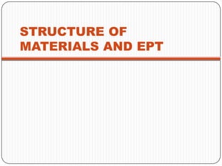 Chapter 1 material structure and binary alloy system | PPTX | Chemistry | Science