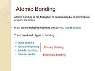 Chapter1 material structure and binary alloy system | PPTX