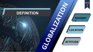 Chapter 1 Meaning of Globalization and Overview | PPT