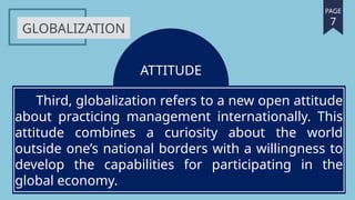 Chapter 1 Meaning of Globalization and Overview | PPT