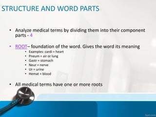 Chapter 1 medical terminology | PPTX