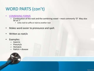 Chapter 1 medical terminology | PPTX
