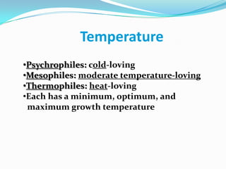 Chapter 1 microbial growth and culture | PPTX