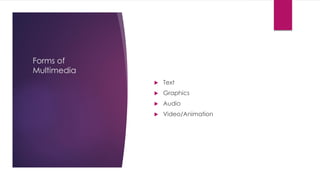 Chapter 1 - Multimedia Fundamentals | PDF