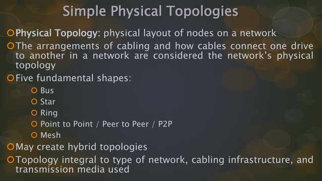 Chapter 1 - Network Topologies.pptx | Computer Networking | Computing