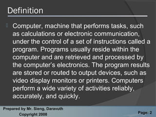 Introduction to Computer | PPT