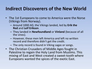 Chapter 1 - New World Beginnings | PPT