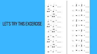 Grade 1 Music Theory Chapter 1- Note Values & Rhythms.pptx