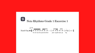 Grade 1 Music Theory Chapter 1- Note Values & Rhythms.pptx