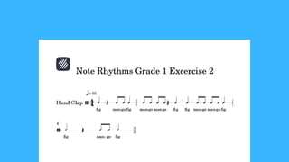 Grade 1 Music Theory Chapter 1- Note Values & Rhythms.pptx