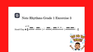 Grade 1 Music Theory Chapter 1- Note Values & Rhythms.pptx