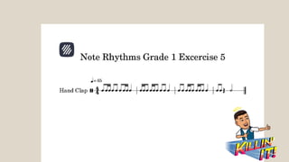Grade 1 Music Theory Chapter 1- Note Values & Rhythms.pptx