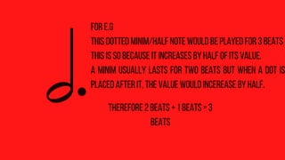 Grade 1 Music Theory Chapter 1- Note Values & Rhythms.pptx