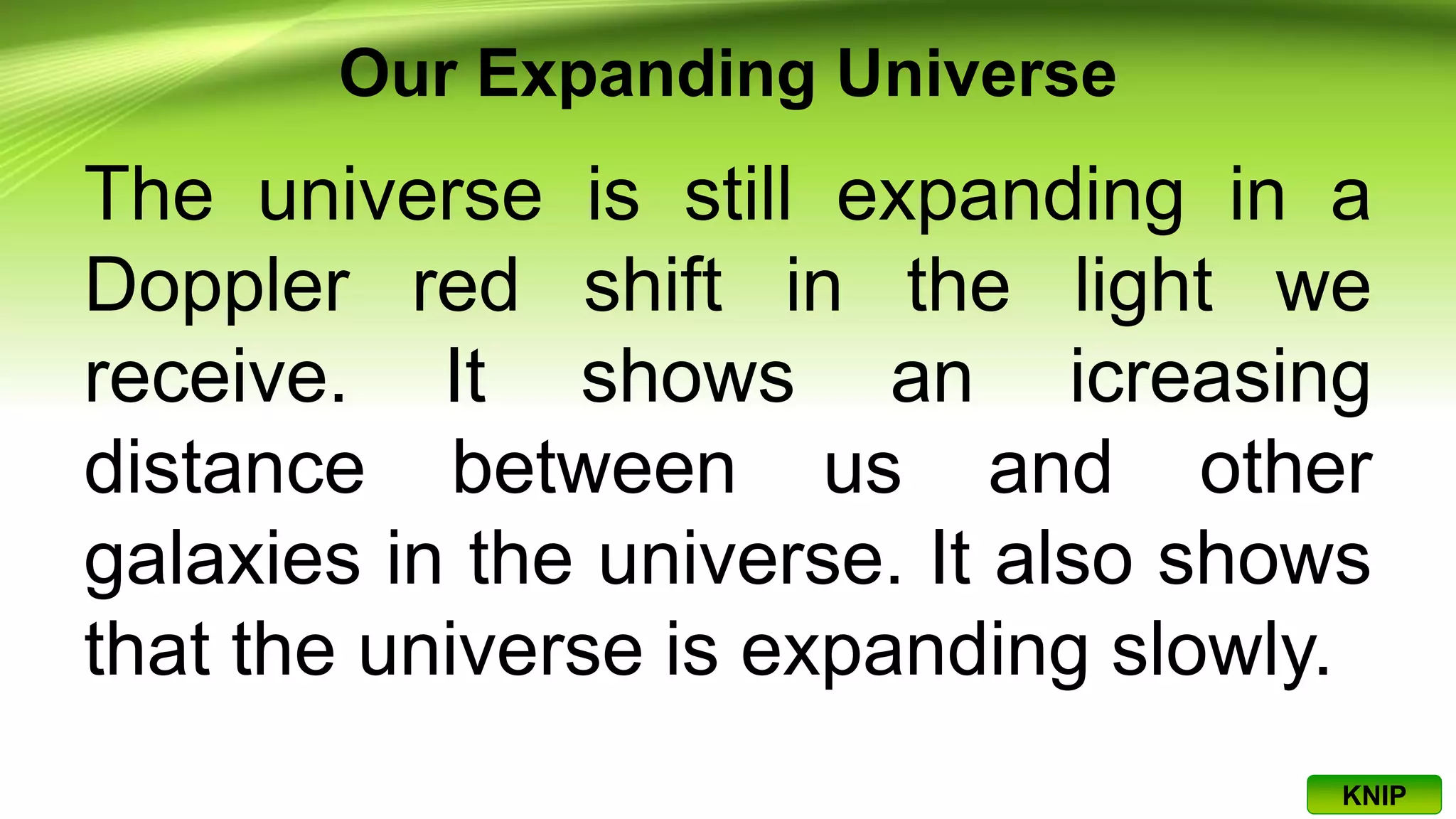 grade 11 Chapter 1 Origin of the Universe | PPTX