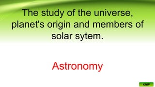 grade 11 Chapter 1 Origin of the Universe | PPTX