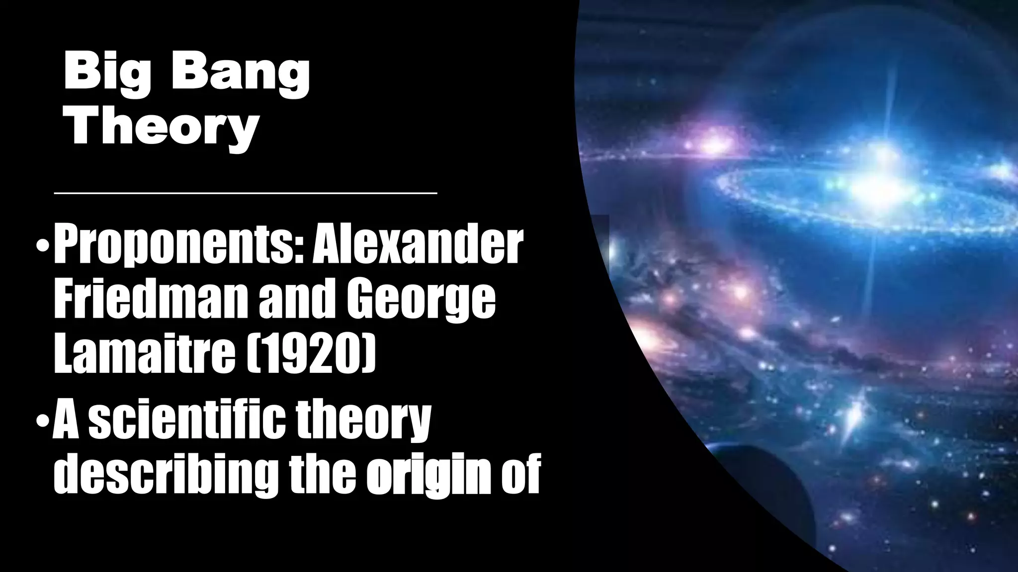 Origin of the Universe and the Solar System | PPTX