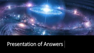 Origin of the Universe and the Solar System | PPTX