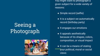 Chapter 1 - Our Visual World | PPT