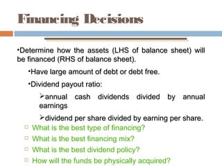 Chapter 1 overview of financial management | PPT