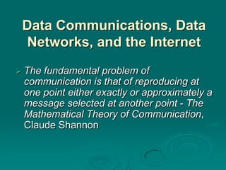 Chapter 1 overview-stij3053 - Network Design | PPT