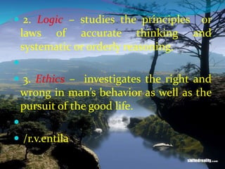 Chapter 1 philosophy and logic | PPTX