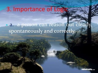 Chapter 1 philosophy and logic | PPTX