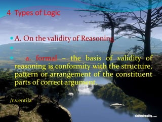 Chapter 1 philosophy and logic | PPTX